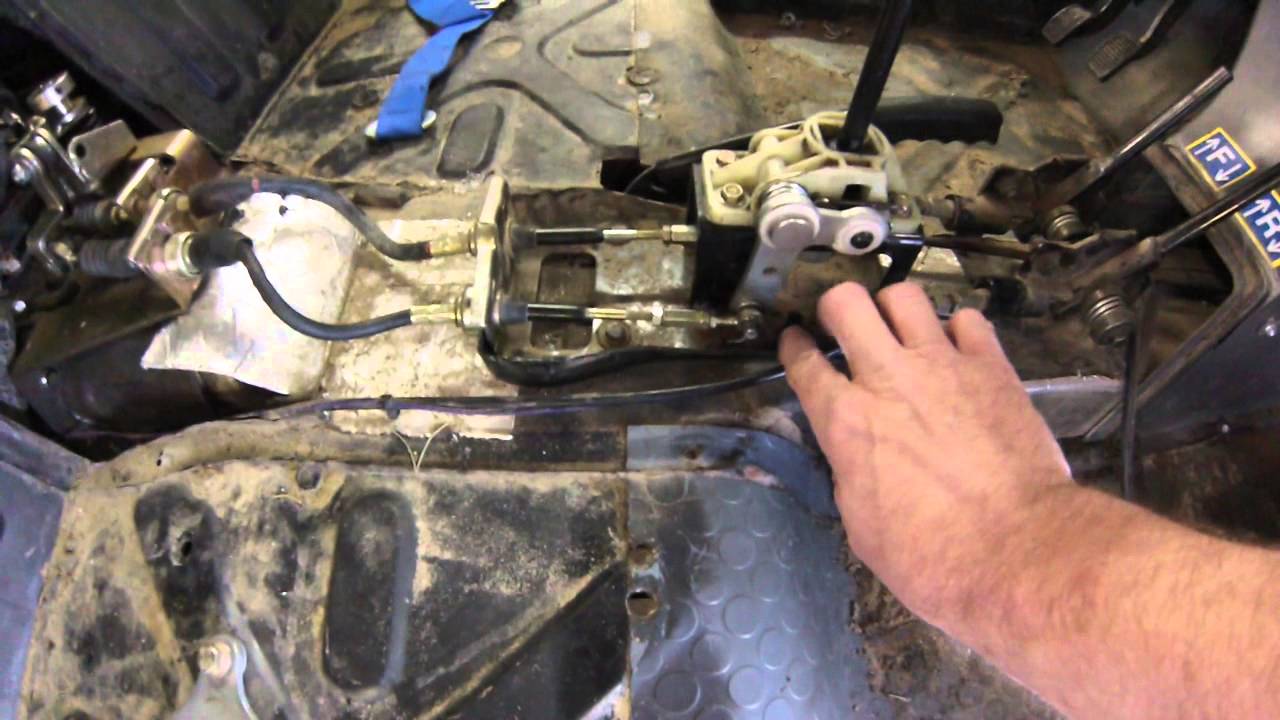 Sand Reeper shifter access and adjustment - YouTube