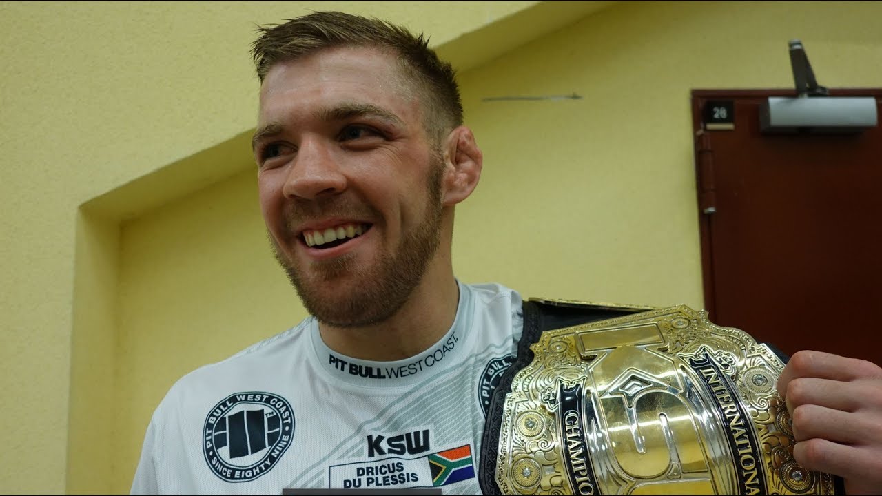 Dricus Du Plessis Reflects On Winning The KSW Welterweight Title l KSW ...