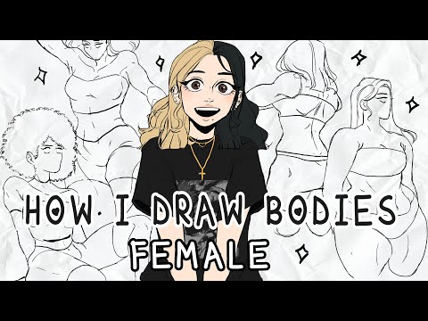 How I Draw Bodies Tutorial | Female Anatomy Drawing (Anatomy Tutorial Drawing)