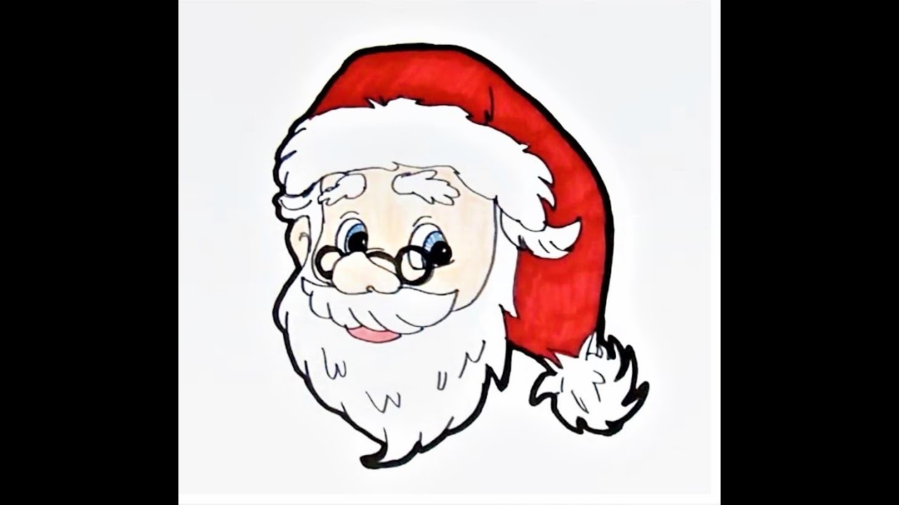How to Draw Santa Claus ️Draw Upside-Down to Draw Better! - YouTube