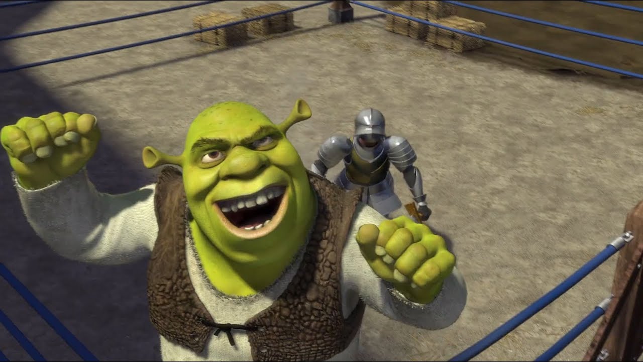 Shrek Knights Fight Scene HD | Shrek (2001) | Dreamworks - YouTube