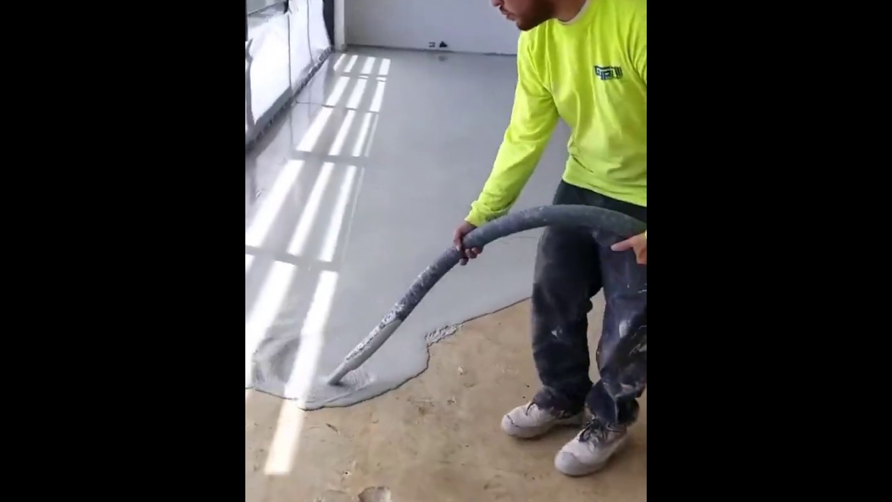 Floor Leveling Concrete - Gyp-Fill Enterprise,Inc. - YouTube