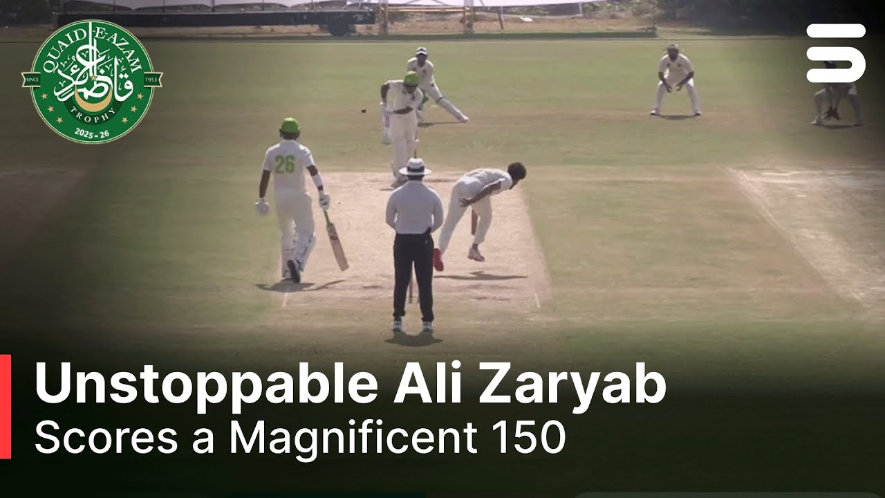 Unstoppable Ali Zaryab Scores a Magnificent 150 | Lahore vs Abbottabad ...