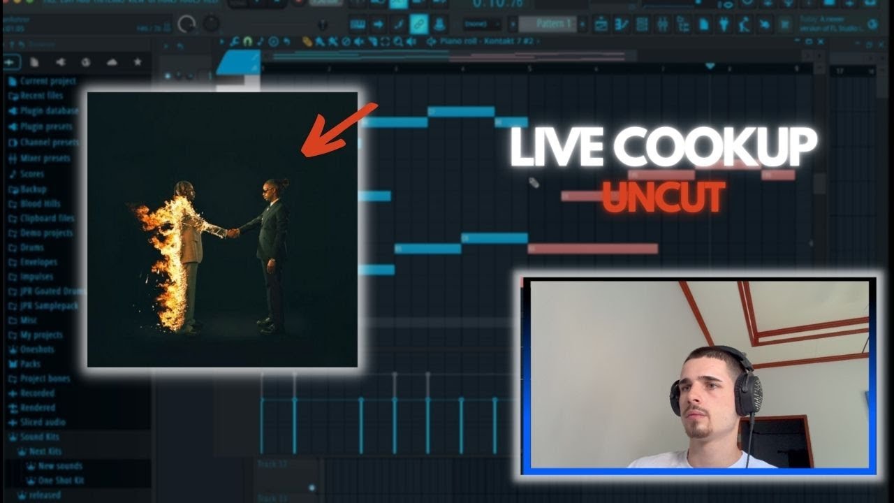 Making a Metro Boomin Heros & Villains Sample | FL Studio Live Cookup - YouTube
