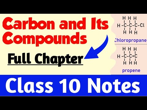 Carbon and its Compounds Class 10 | Science Chapter 4 | Full Chapter ...