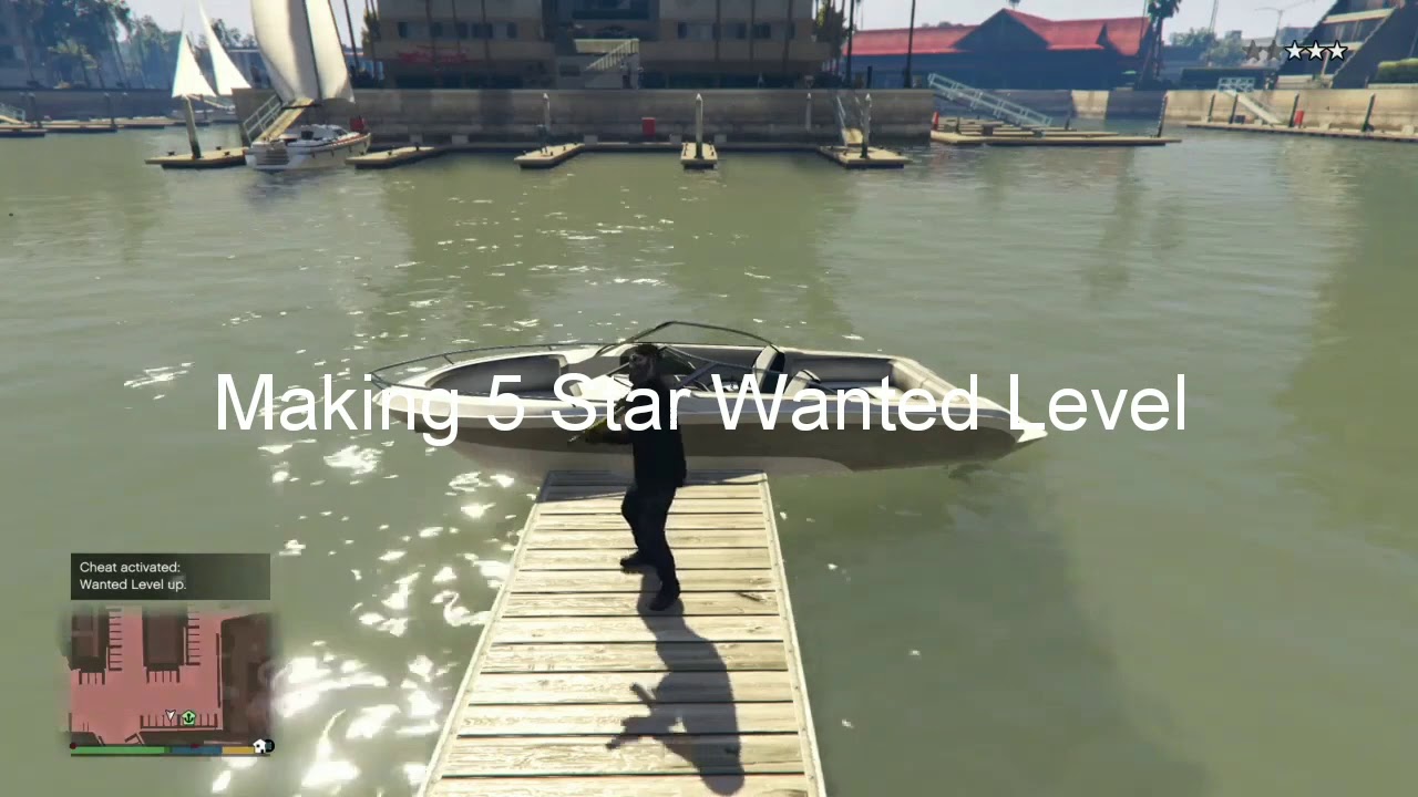 Escape 5 Star Wanted Level in GTA5 - YouTube