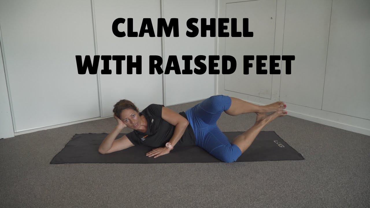 clam shell with raised feet - YouTube