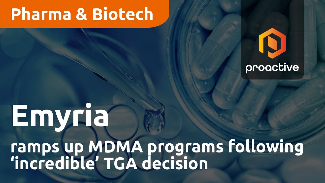 Emyria ramps up MDMA programs following ‘incredible’ TGA decision - YouTube