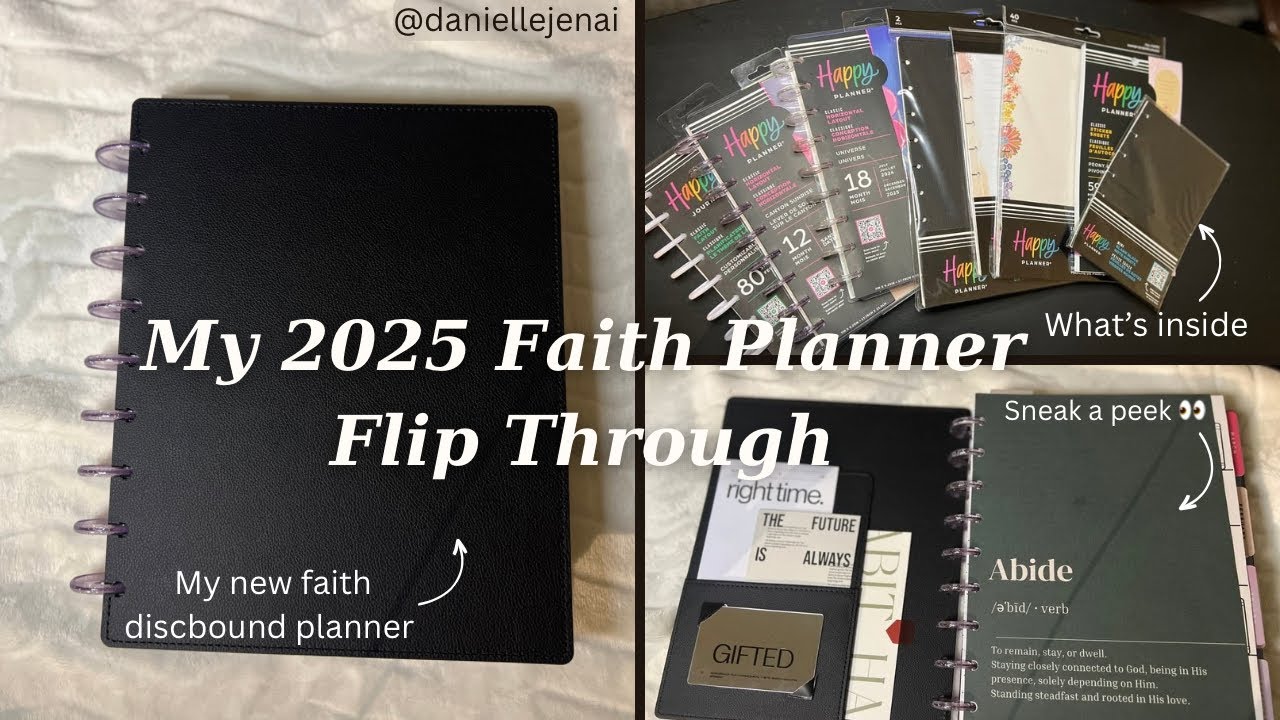 2025 Faith Planner Set up & Flip Through | Danielle Jenai - YouTube