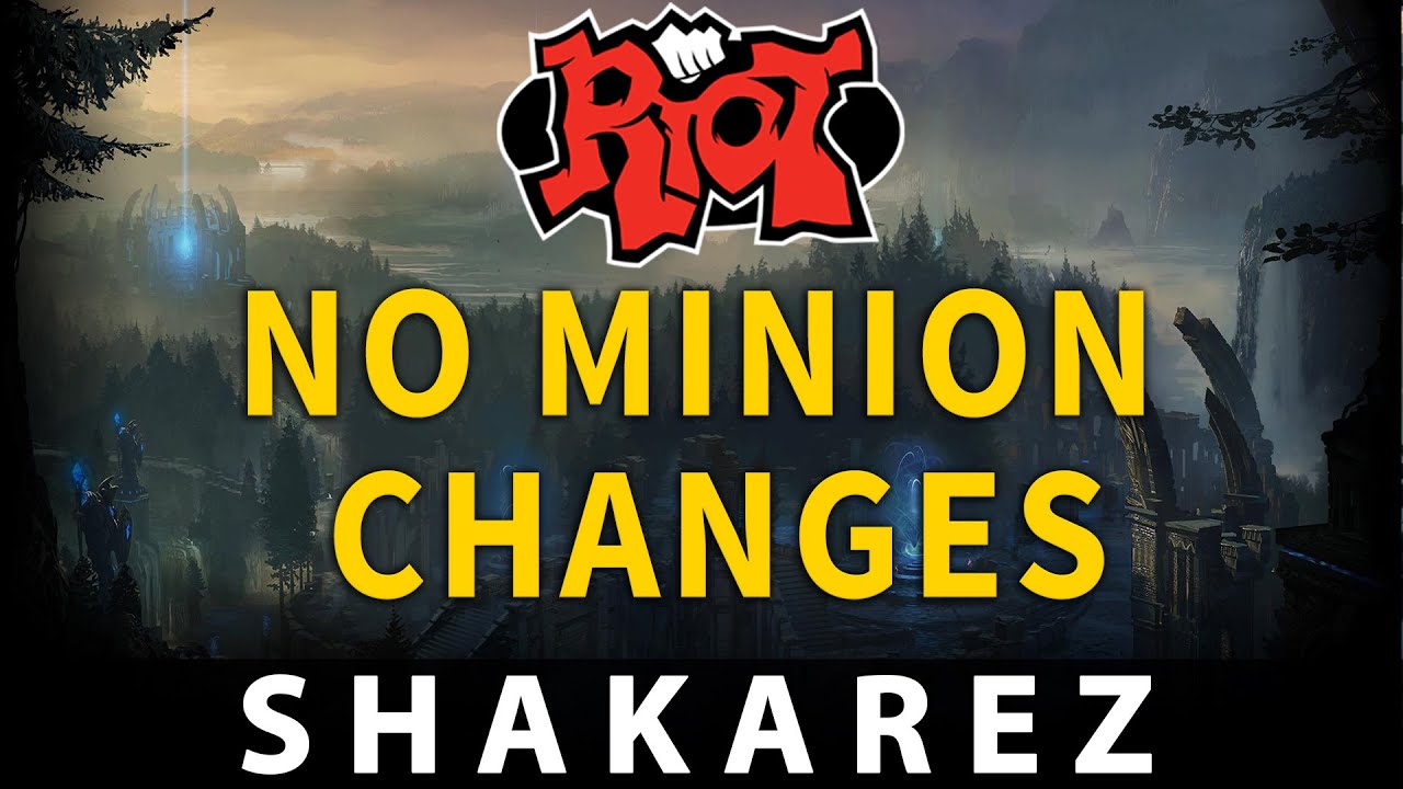 Why Riot shouldn't implement The 5.23 Minion Changes - YouTube