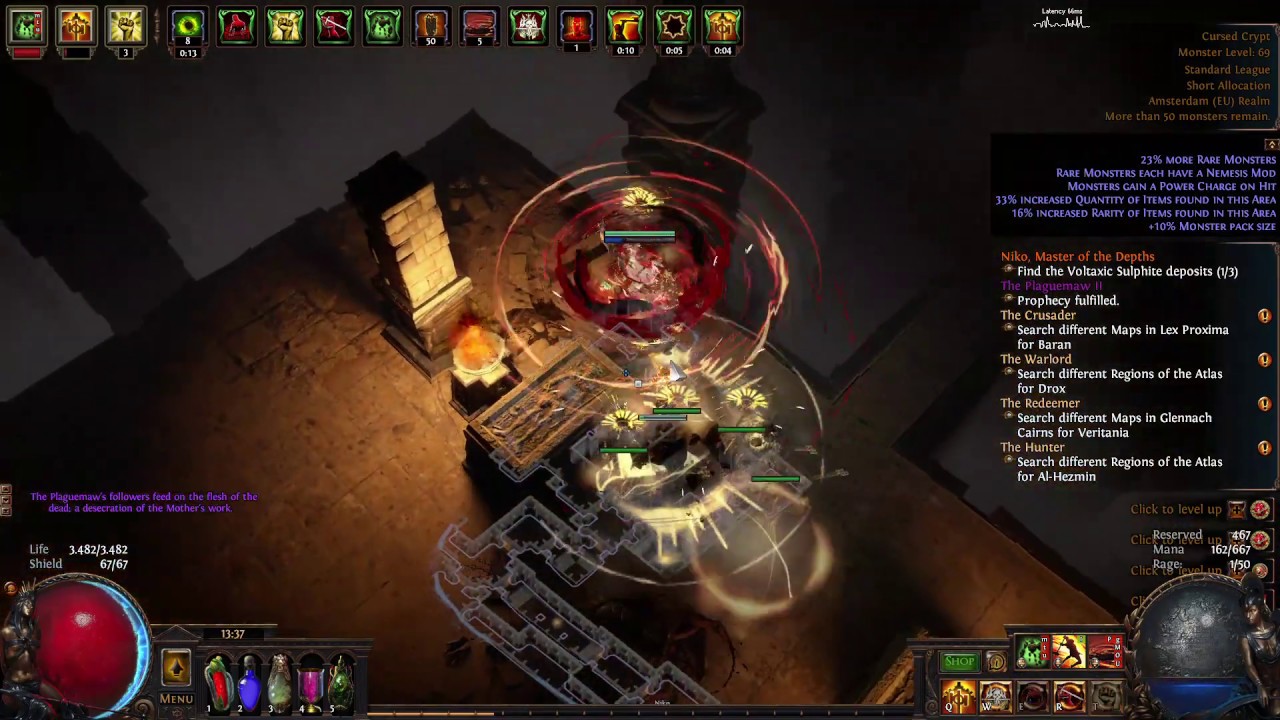 How to Get GEOFRIS LEGACY Unique Helmet in PATH OF EXILE - YouTube