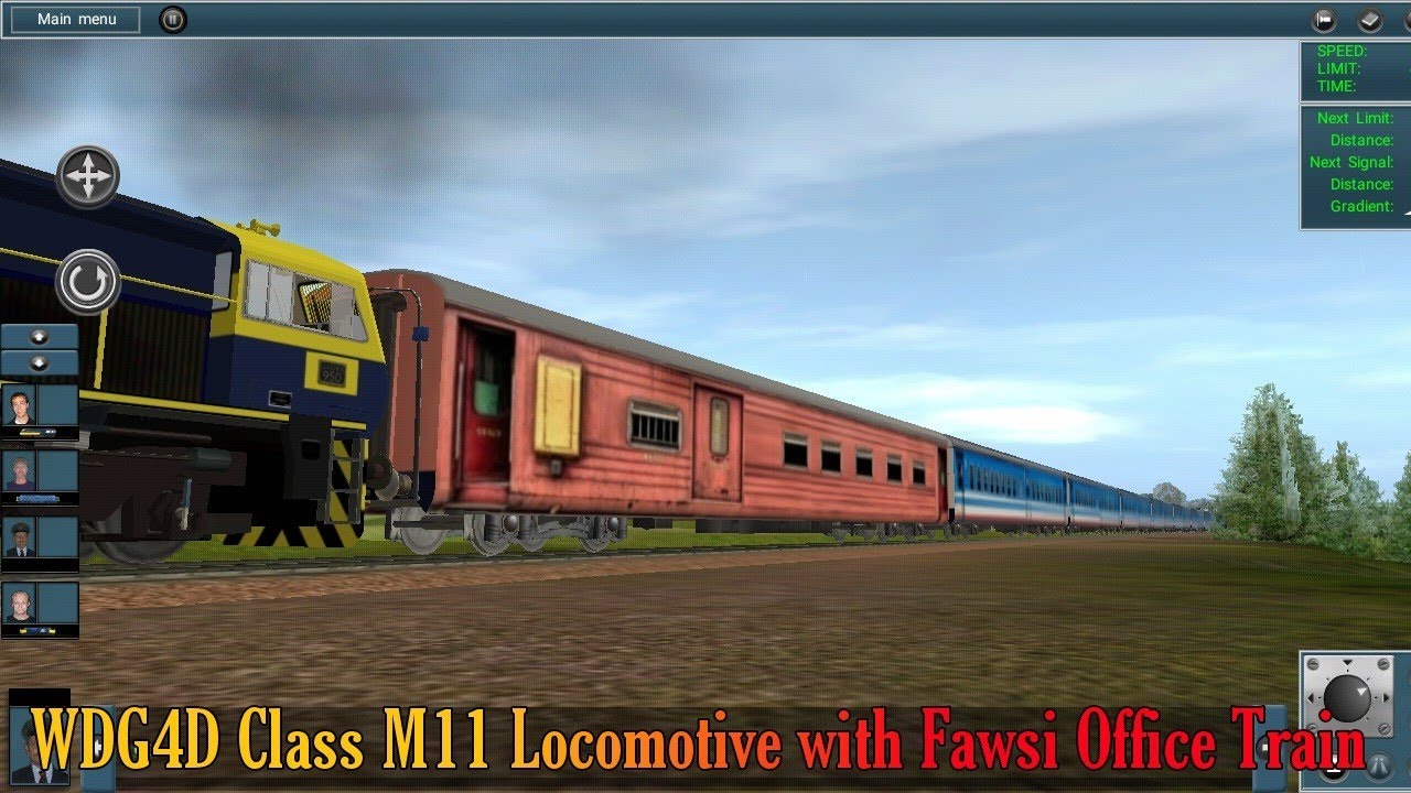 WDG4D Class M11 Locomotive with Fawsi Office Train - YouTube
