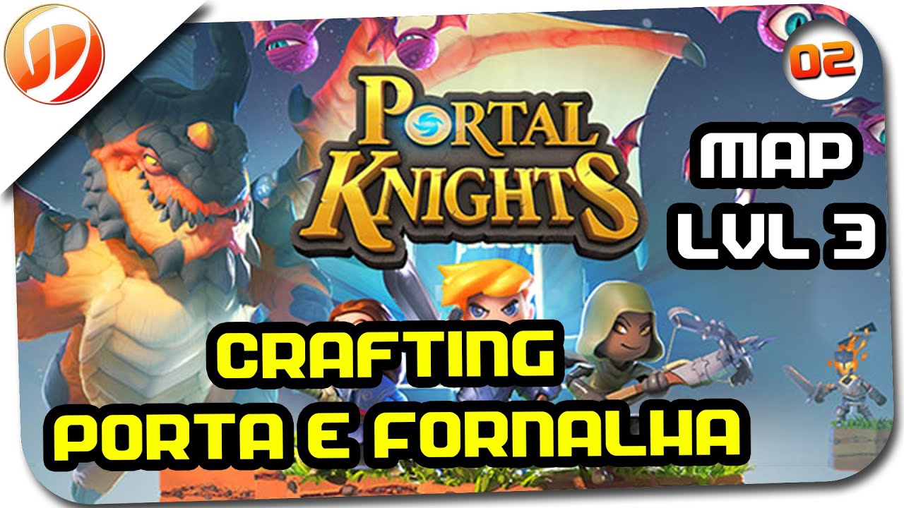 Portal knights Gameplay 02 - Upando Meu Mago, Cobre, carvão, craft ...