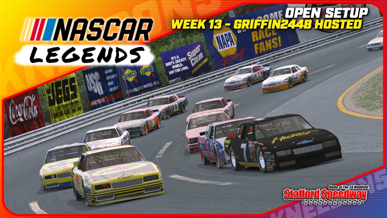 1987 NASCAR Legends - Stafford Speedway - iRacing @Griffin2448 Hosted ...