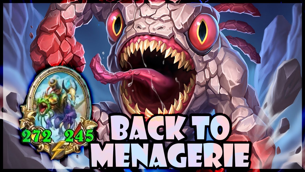 BACK TO MENAGERIE - Hearthstone Battlegrounds - Mutanus the Devourer ...