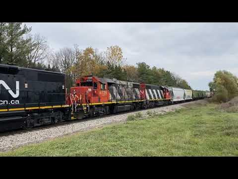 CN L568 - CN 4936 West near Petersburg (October 25 2023) - YouTube