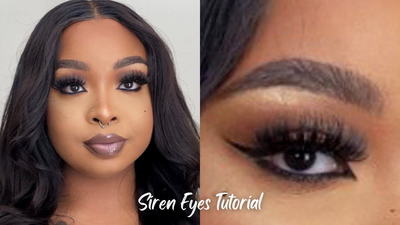 SIREN EYE MAKEUP TUTORIAL | TIKTOK MAKEUP TREND | BEGINNER FRIENDLY ...