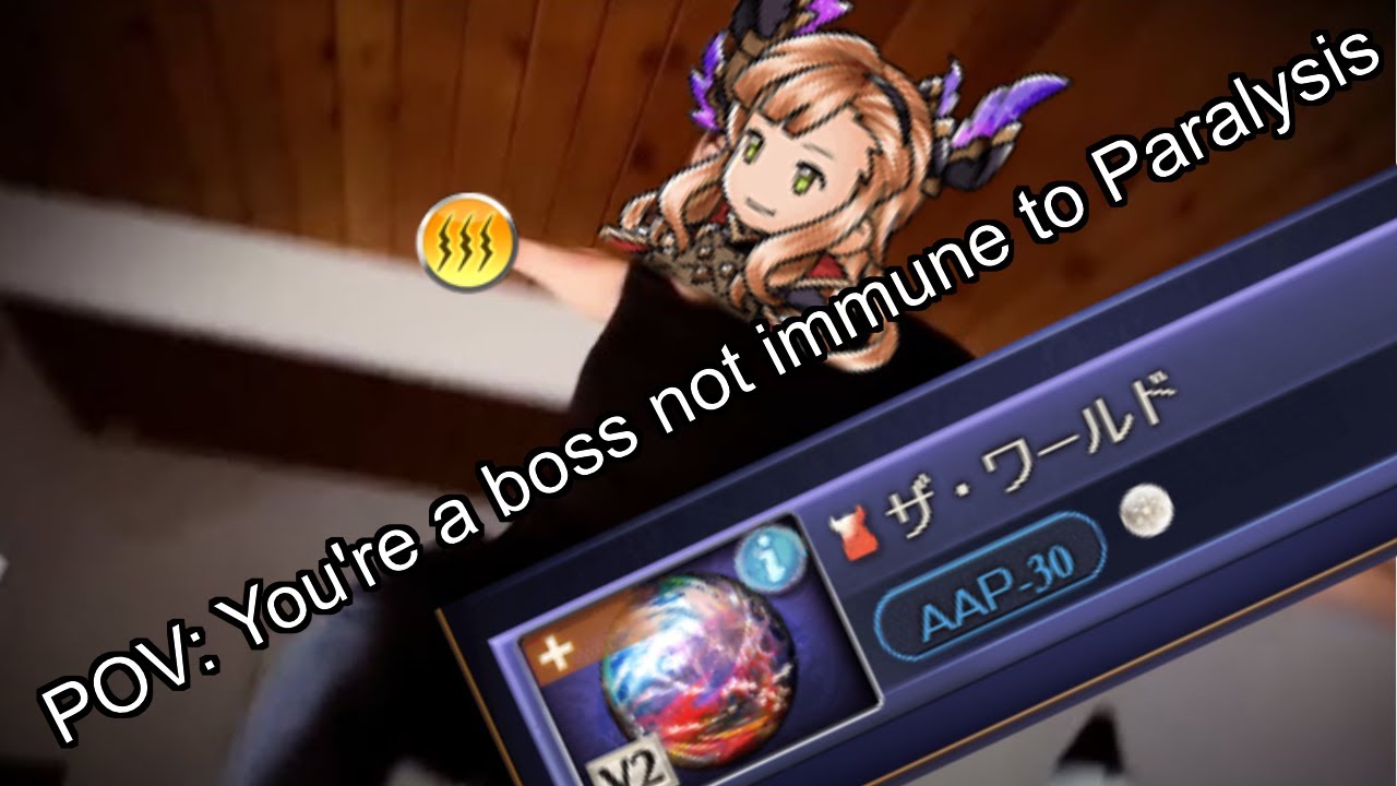 POV: You're not immune to Paralysis #granbluefantasy #gbf #arcarum # ...