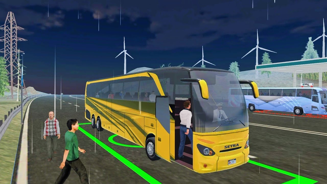 Bus Driving Passanger Game || Bus Parking Gameplay - YouTube