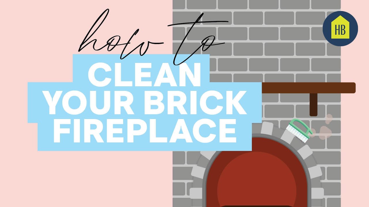 How to Clean Your Brick Fireplace I HB - YouTube