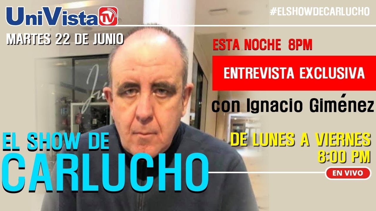 Ignacio Gimenez en entrevista exclusiva desde España hoy en UniVista TV ...