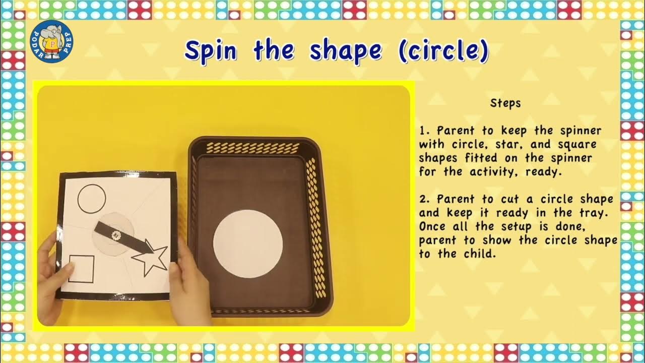 001 Spin the shape circle - Level 1 (Playgroup) - YouTube