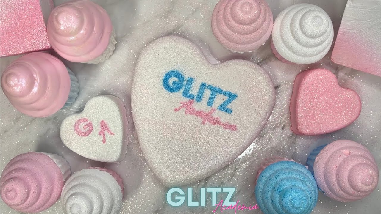 *EXTRA CRUNCHY GYM CHALK🧁CUPCAKE ASMR CRUSH🧁💗CLAY CRACKING💎DYED GYM ...