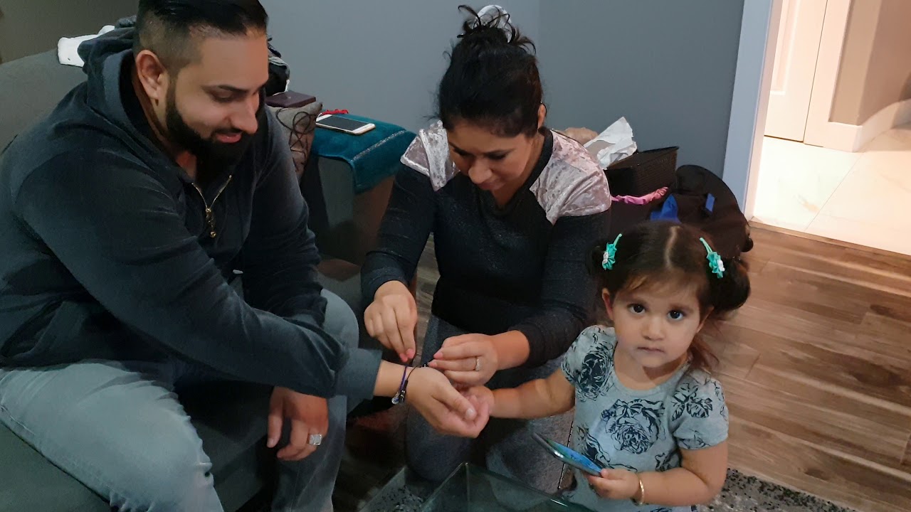Baby Bella celebrates Rashka bandhan with Ricky Mama. - YouTube