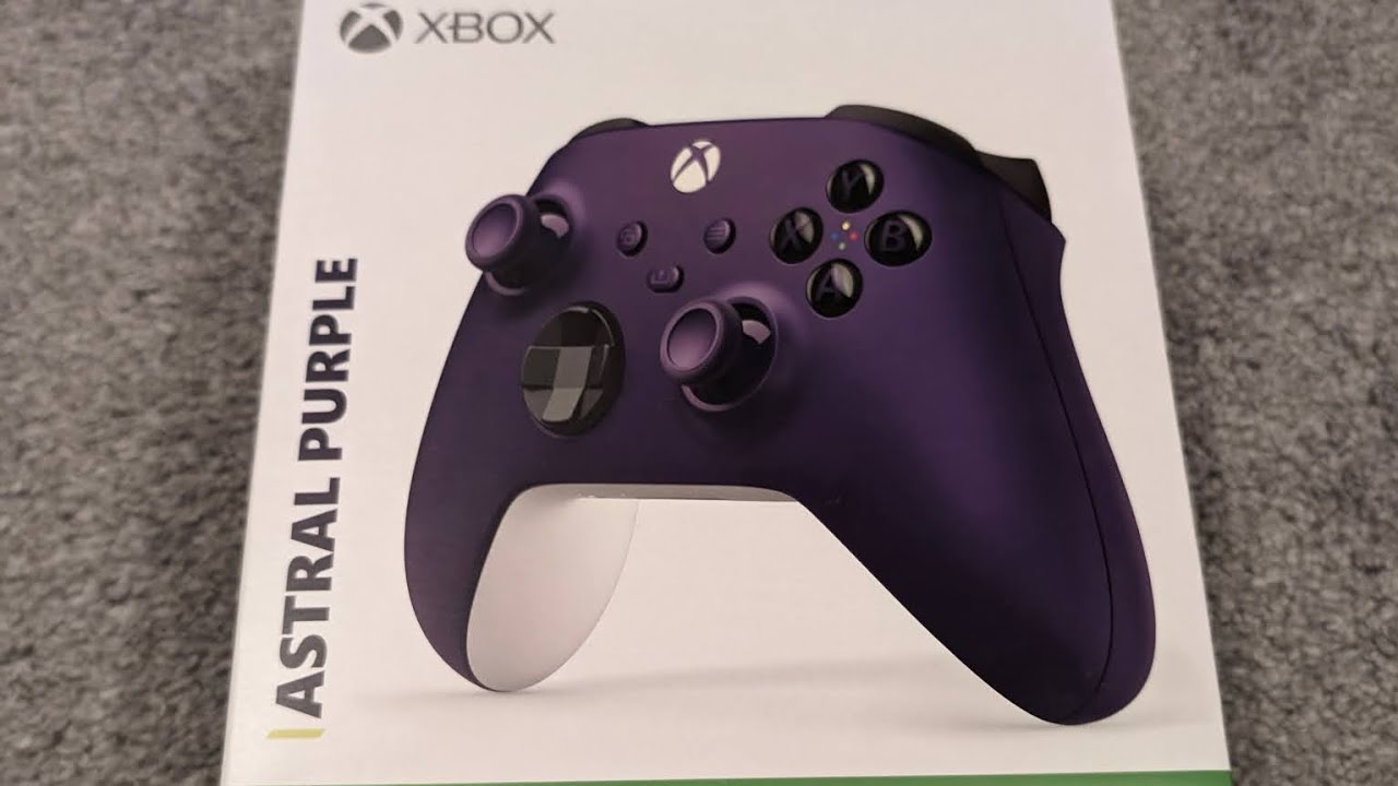 Unboxing Astral Purple Xbox One X/S Controller - YouTube
