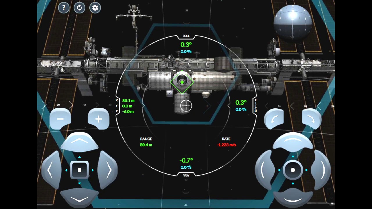 SpaceX ISS docking game - YouTube