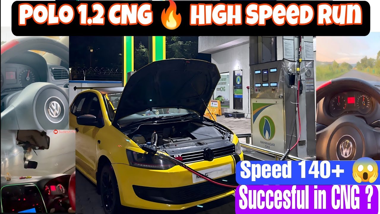 Polo CNG | High Speed Run | 150+ Speed - YouTube