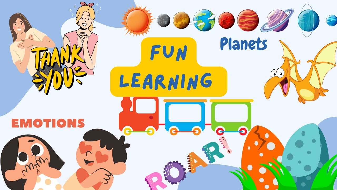 Kids Learning Journey: Emotions, Space, Vehicles, Dinosaurs, Manners ...