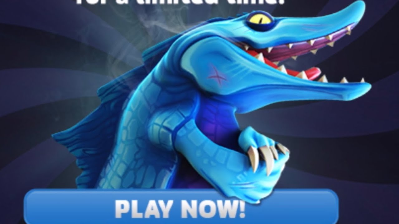 Mr Snappy ! largest & stronger - Hungry Shark World - YouTube