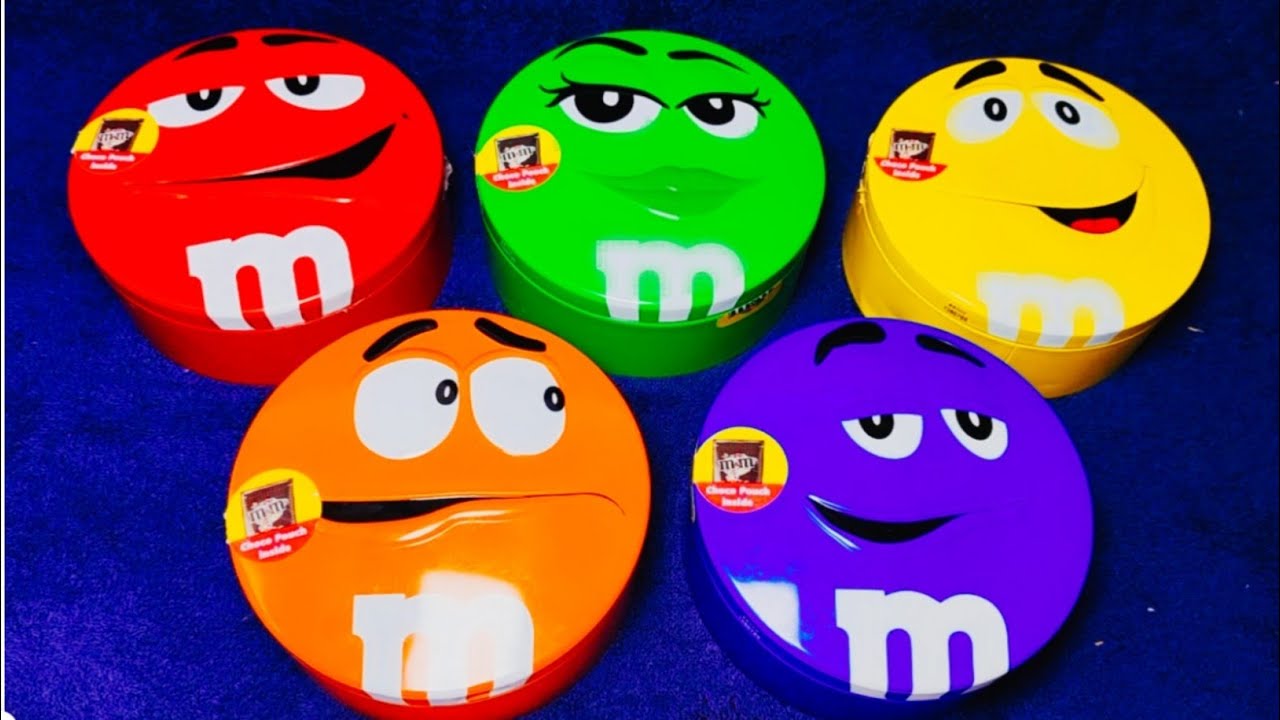 Colourful Candy Magic | Unpacking Skittles And M & M's | ASMR - YouTube