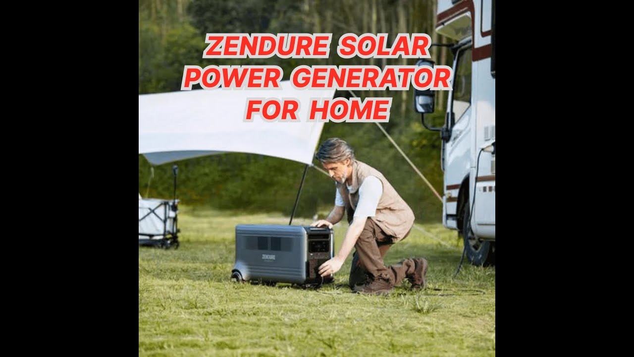 Solar power Generator for home Zendure solar products - YouTube