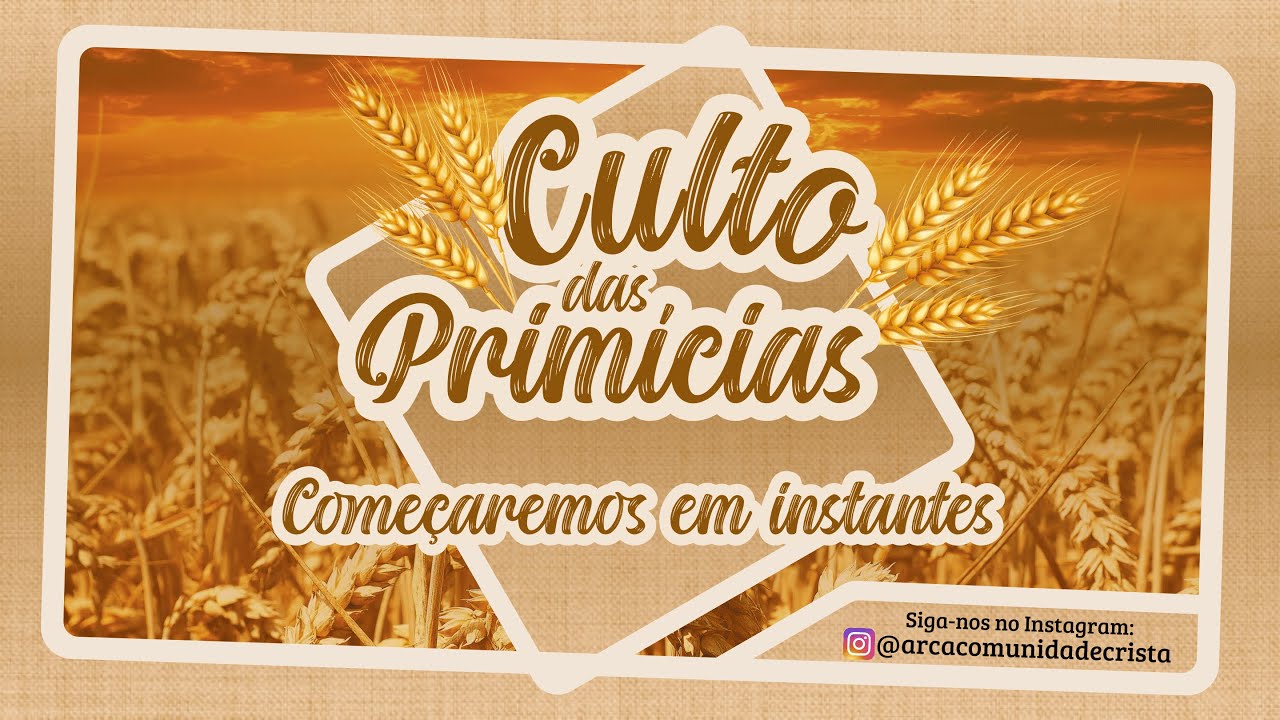 Culto de Primícias - Dia 03 - 03/01/2025 - YouTube