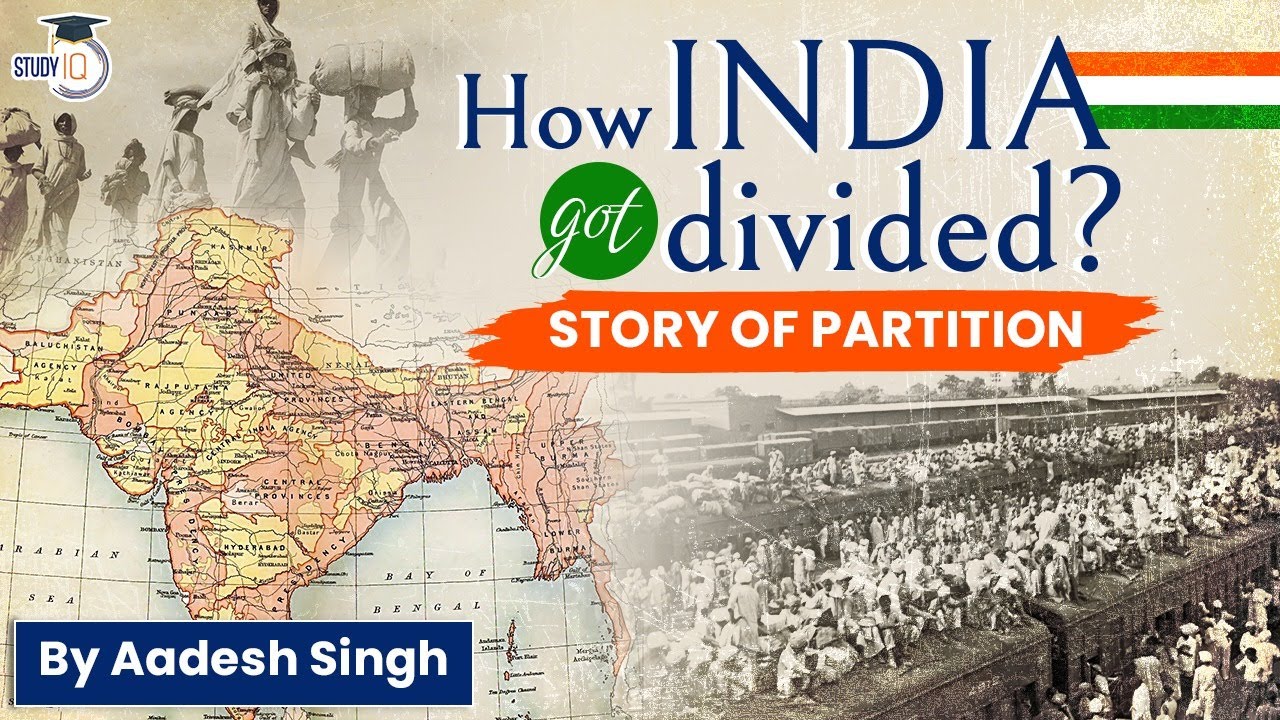 The Partition of India | Explained by Aadesh Singh | Modern Indian ...