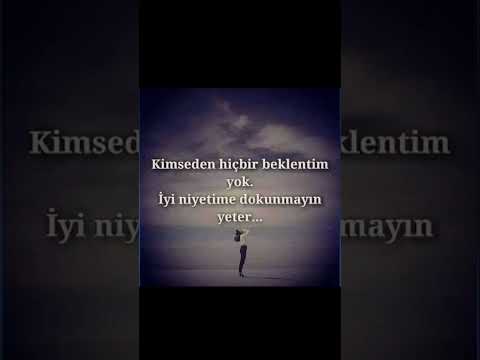 Kimseden Hiç Bir Beklentim Yok... #sözler #whatsappstatus #shorts #keşfet #trending #tiktok #viral