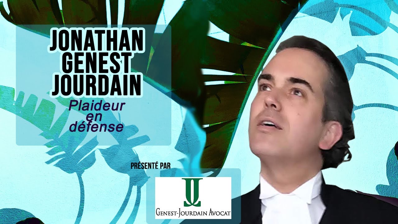 Entrevue avec Jonathan Genest-Jourdain, Plaideur en défense - YouTube
