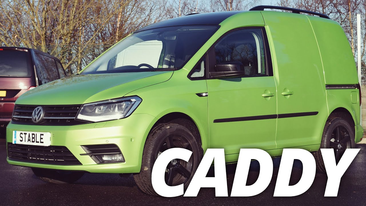 Viper Green Caddy Highline Panel Van walk around - YouTube