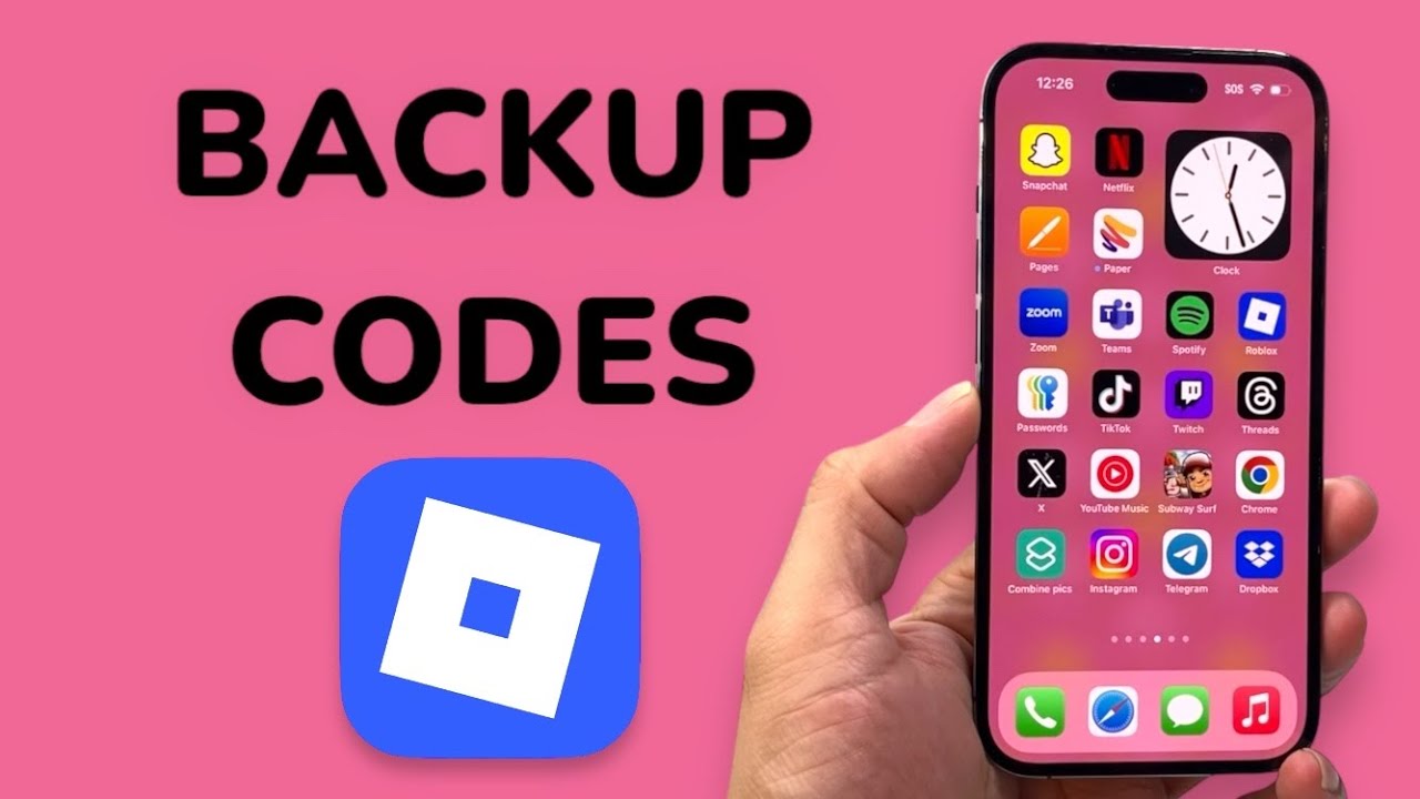 How To Enable Backup Codes In Roblox? - YouTube