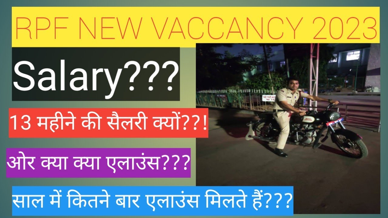 RPF constable new vacancy 2023/rpf constable salary #rpf #police # ...