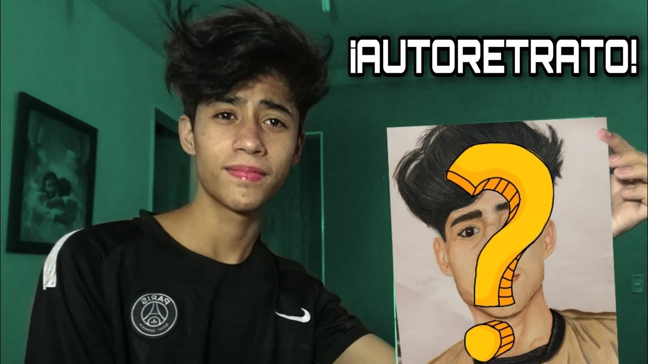 ¡Me dibujo a mi mismo y el resultado fue este! - Autorretrato - YouTube