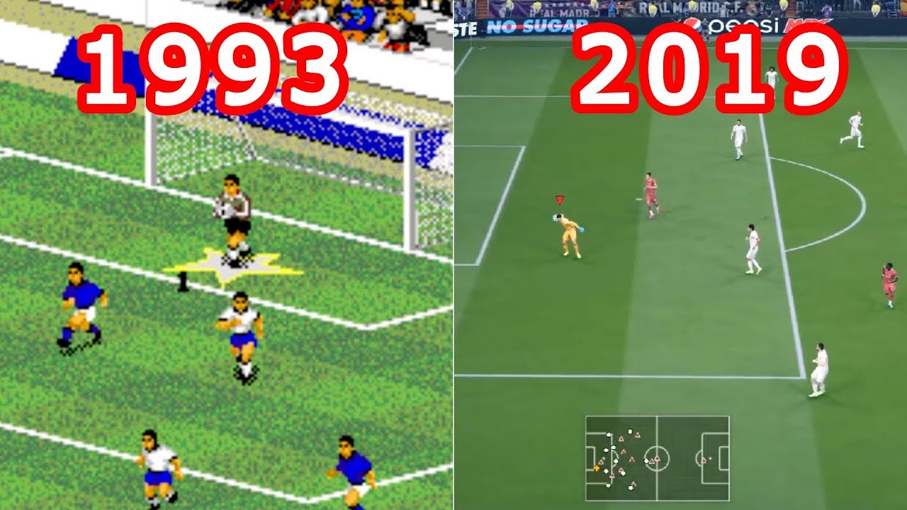Evolution FIFA (1993-2019) - YouTube