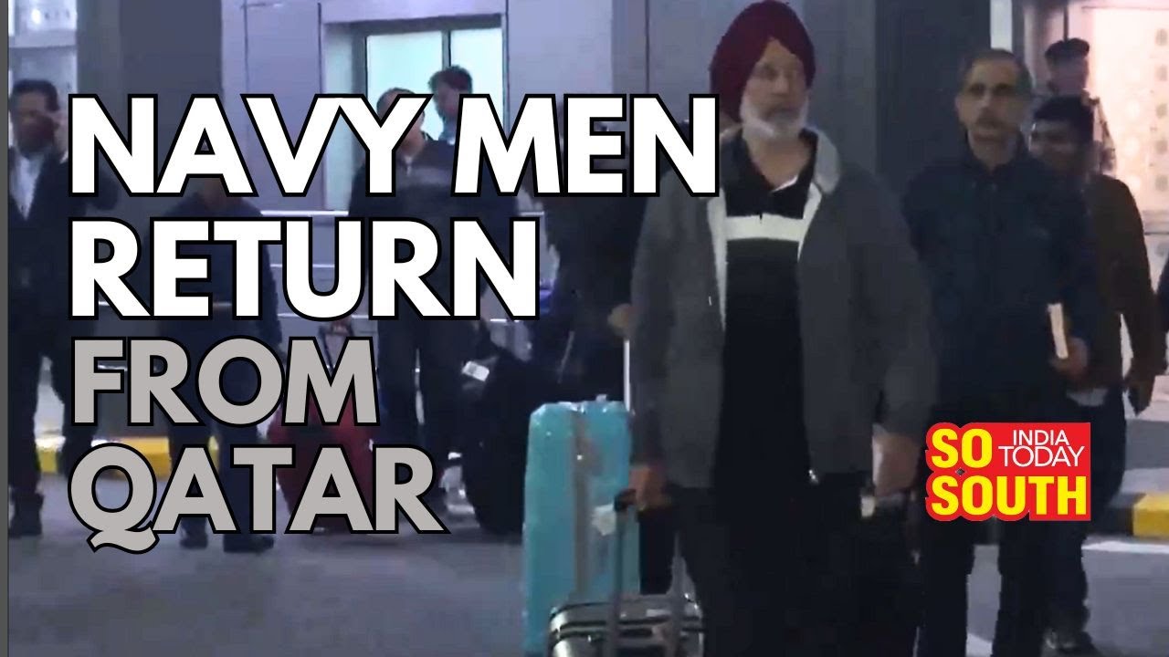 Qatar Releases 8 Indian ex-Navy Men Held For Spying, 7 Return To India ...