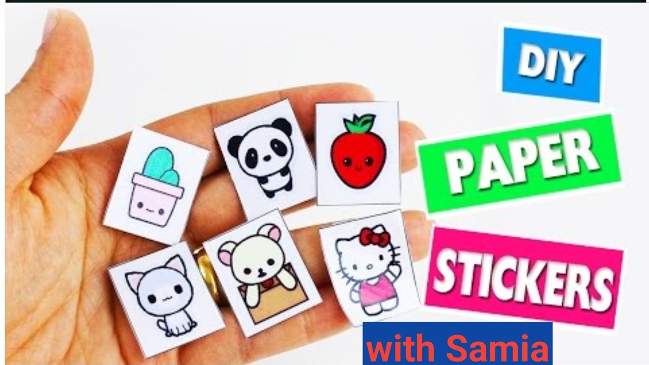 Stickers Making by Samia | - YouTube