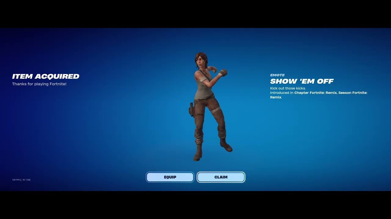 ***FREE*** "Show 'Em Off" emote in the item shop now. Fortnite Season ...