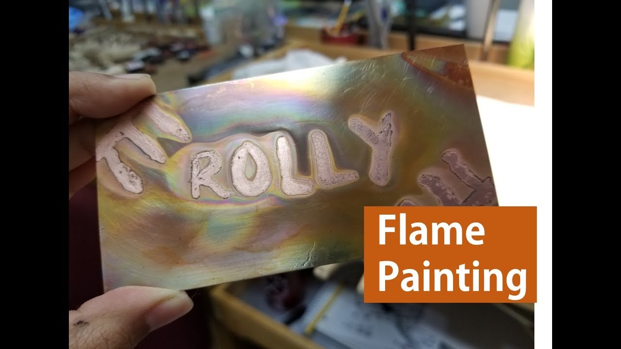 Altered Metal - Flame Painting test - YouTube