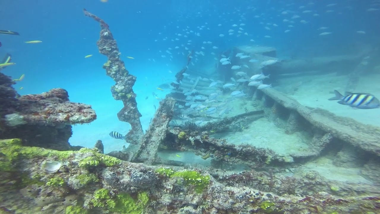 BELZONA BARGE WRECK MIAMI BEACH - YouTube