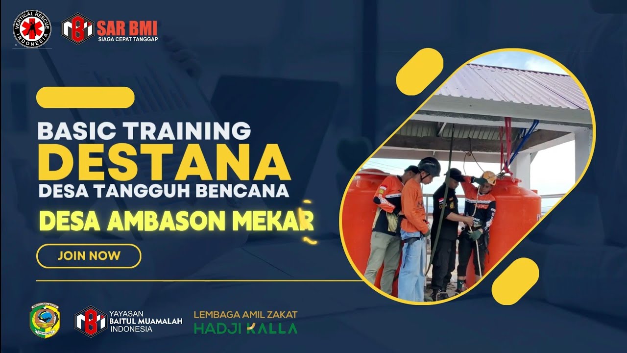 BASIC TRAINING ( DESTANA) DESA TANGGUH BENCANA - YouTube